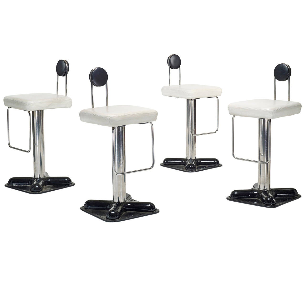 Birillo Stools, Set of Four by Joe Colombo for Zanotta For Sale at 1stDibs