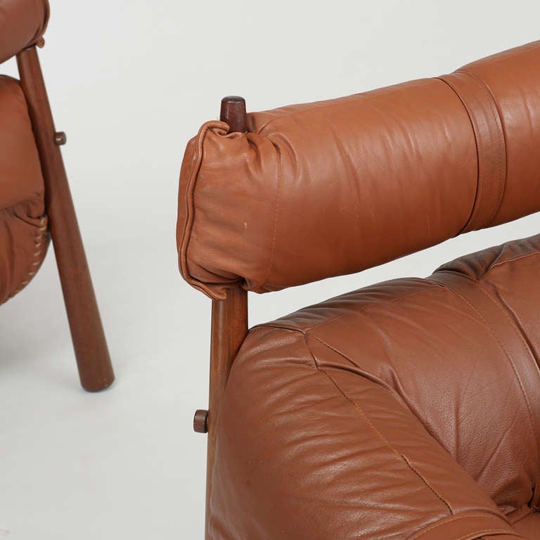 Pair of Lounge Chairs by Percival Lafer for Lafer S.A. Ind. Com. at 1stDibs