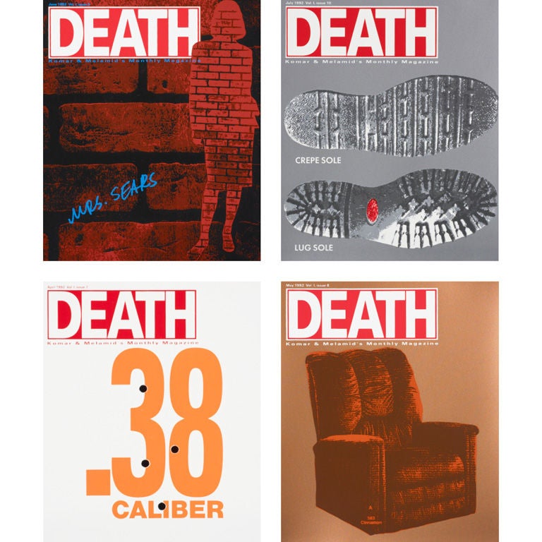Death magazine (eleven works) by Vitaly Komar and Alex Melamid at 1stDibs