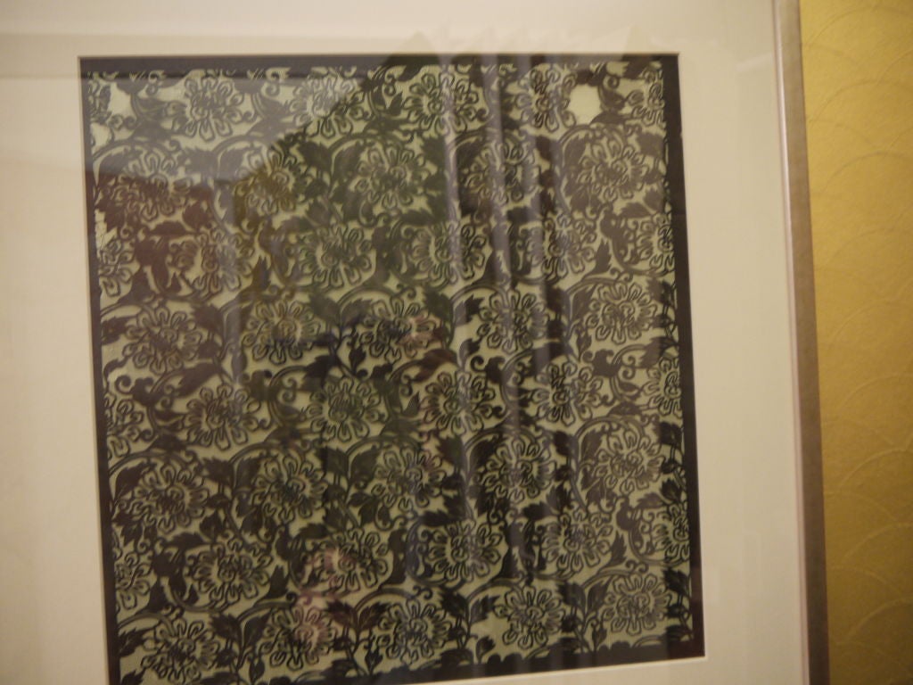 Set of four Japanese Katagami Stencil Patterns at 1stDibs | japanese ...