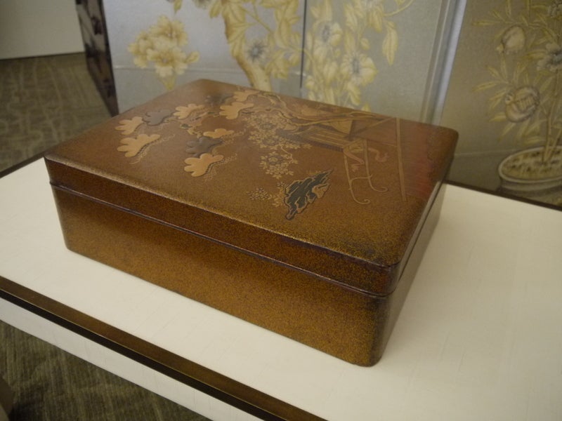 Large Japanese Lacquer Box at 1stDibs