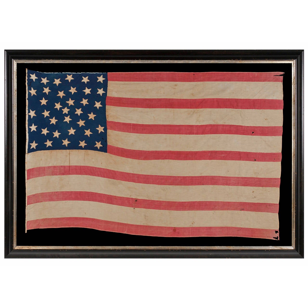 35 Star Antique American Flag, New York 71st Vol. Infantry Reunion ...