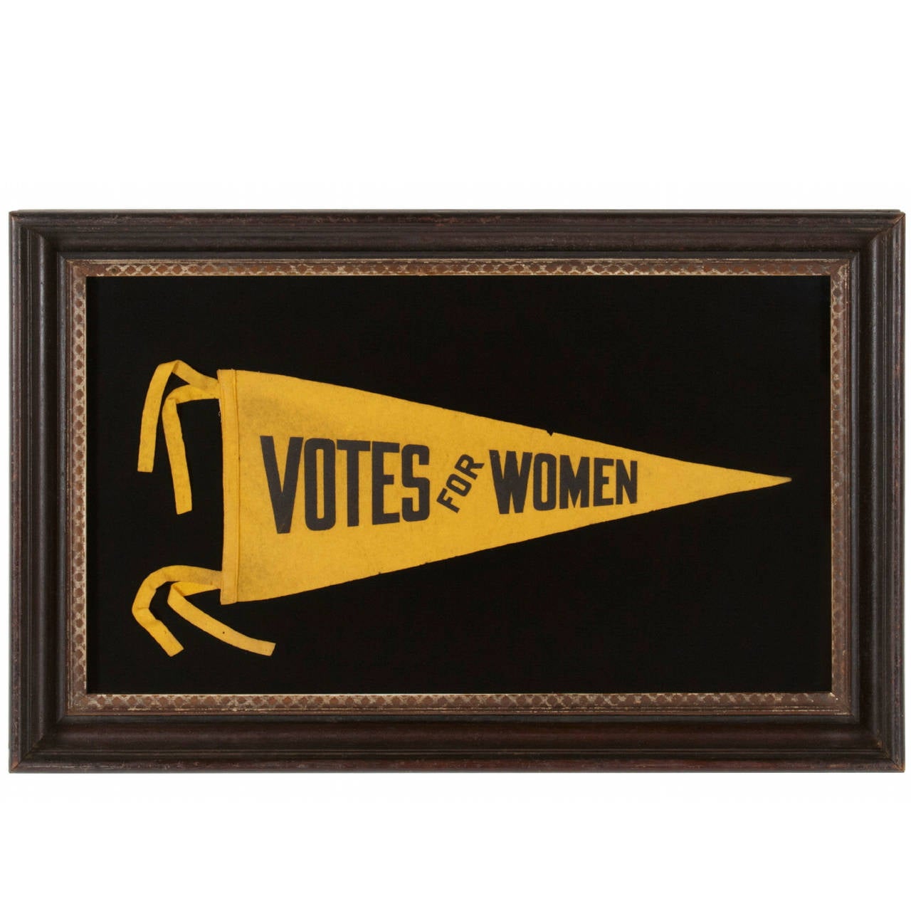 "Votes For Women" Suffragette Pennant at 1stDibs | votes for women pennant