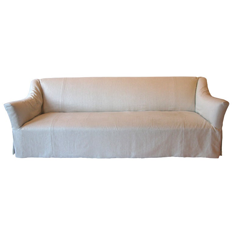 Custom Slipcovered Sofa at 1stDibs