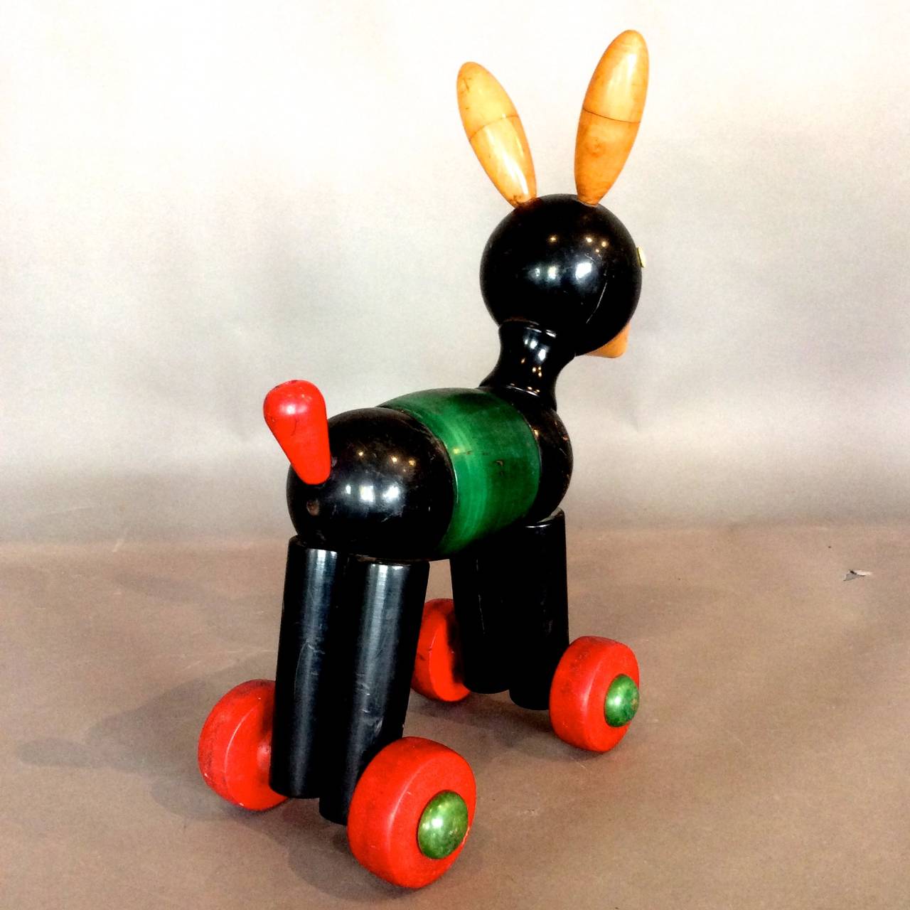 1940s Constructivist Italian Pull Toy by Sevi at 1stDibs