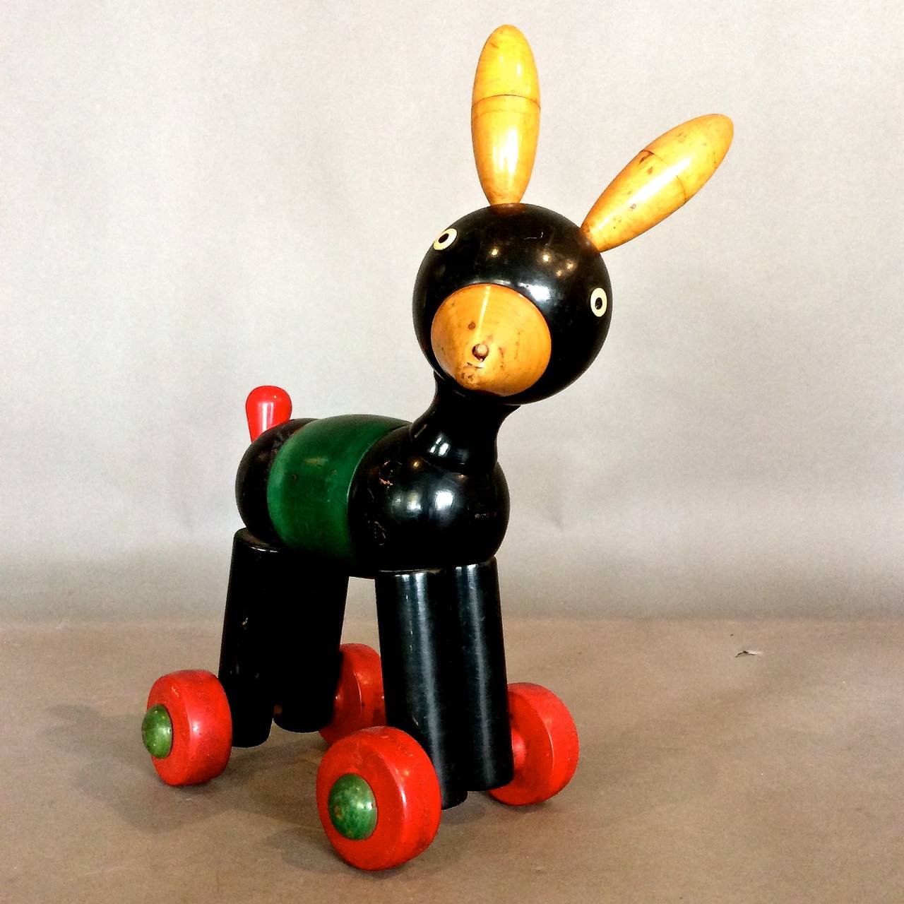 1940s Constructivist Italian Pull Toy by Sevi at 1stDibs