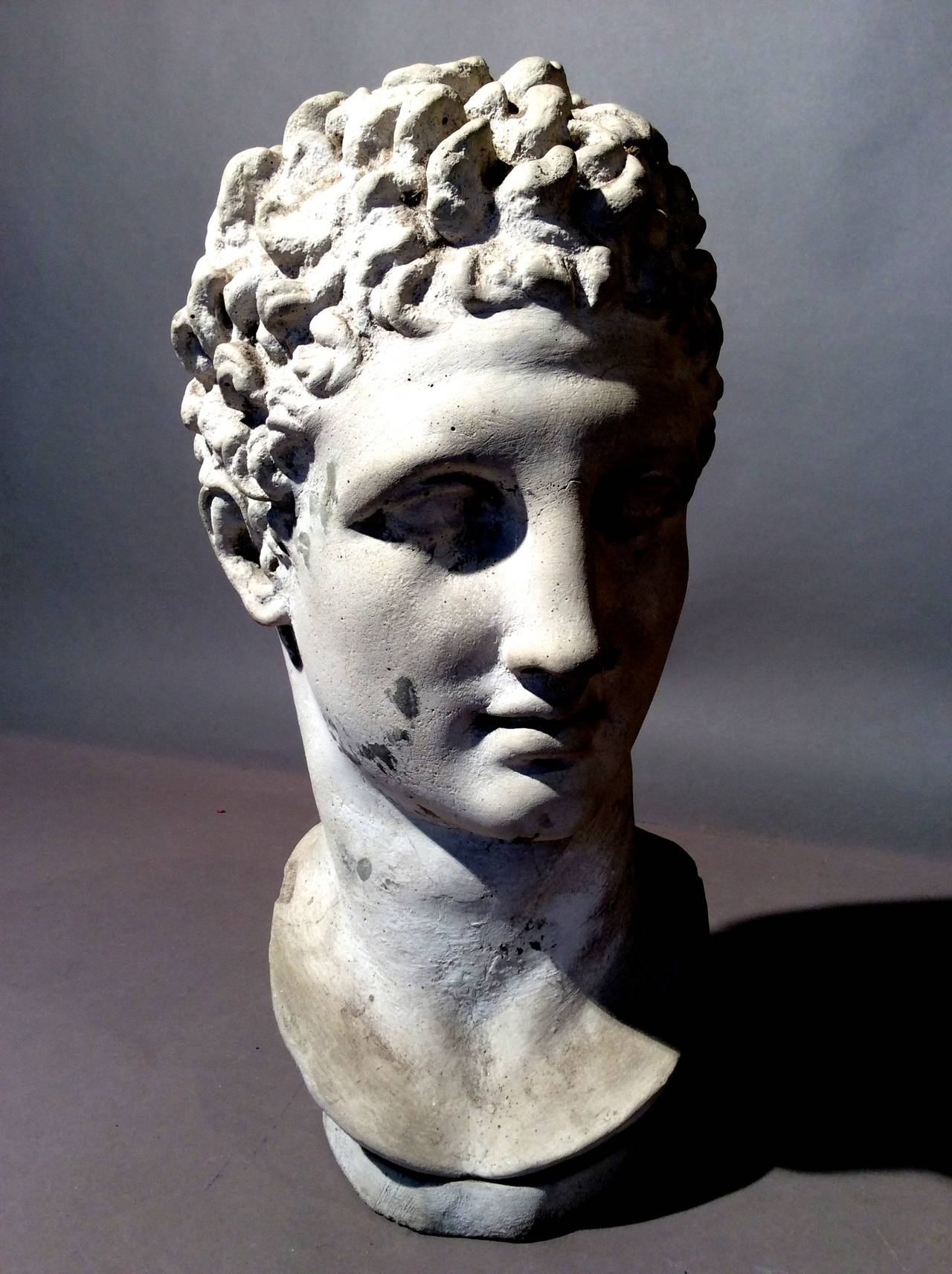 Vintage Pair of Busts of Roman Figures at 1stDibs