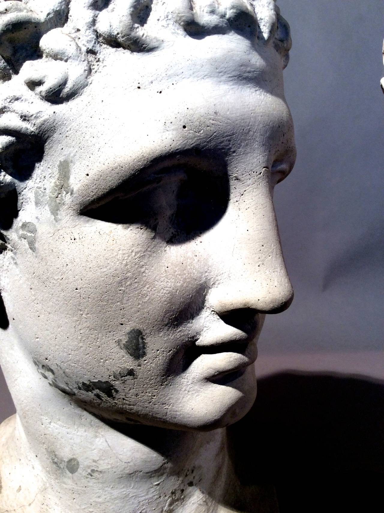 Vintage Pair of Busts of Roman Figures at 1stDibs