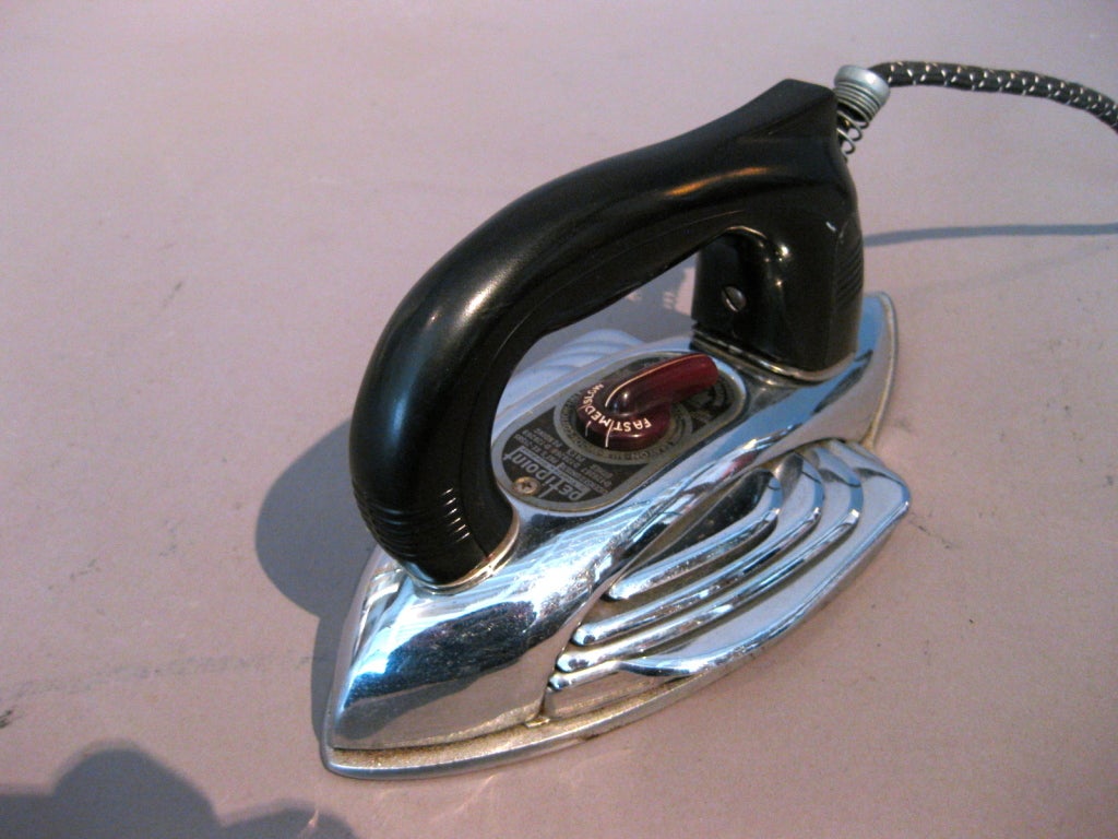 Petipoint Streamline Iron by Clifford B. Stevens 1941 at 1stDibs