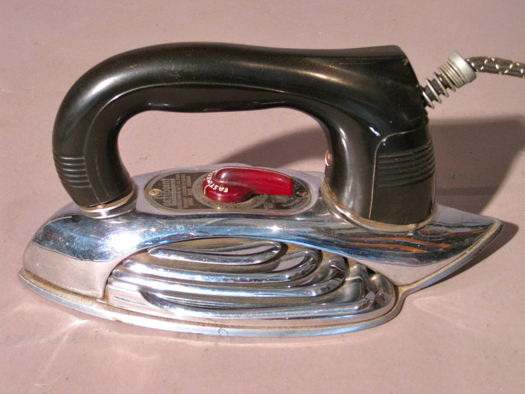 Petipoint Streamline Iron by Clifford B. Stevens 1941 at 1stDibs