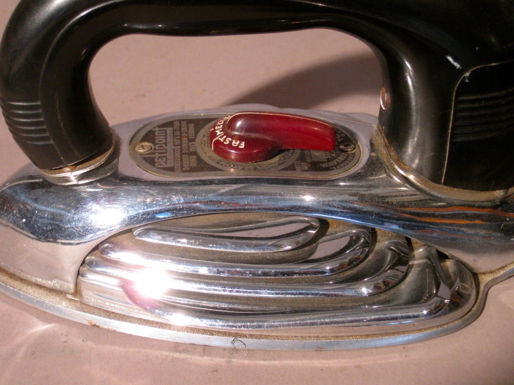 Petipoint Streamline Iron by Clifford B. Stevens 1941 at 1stDibs