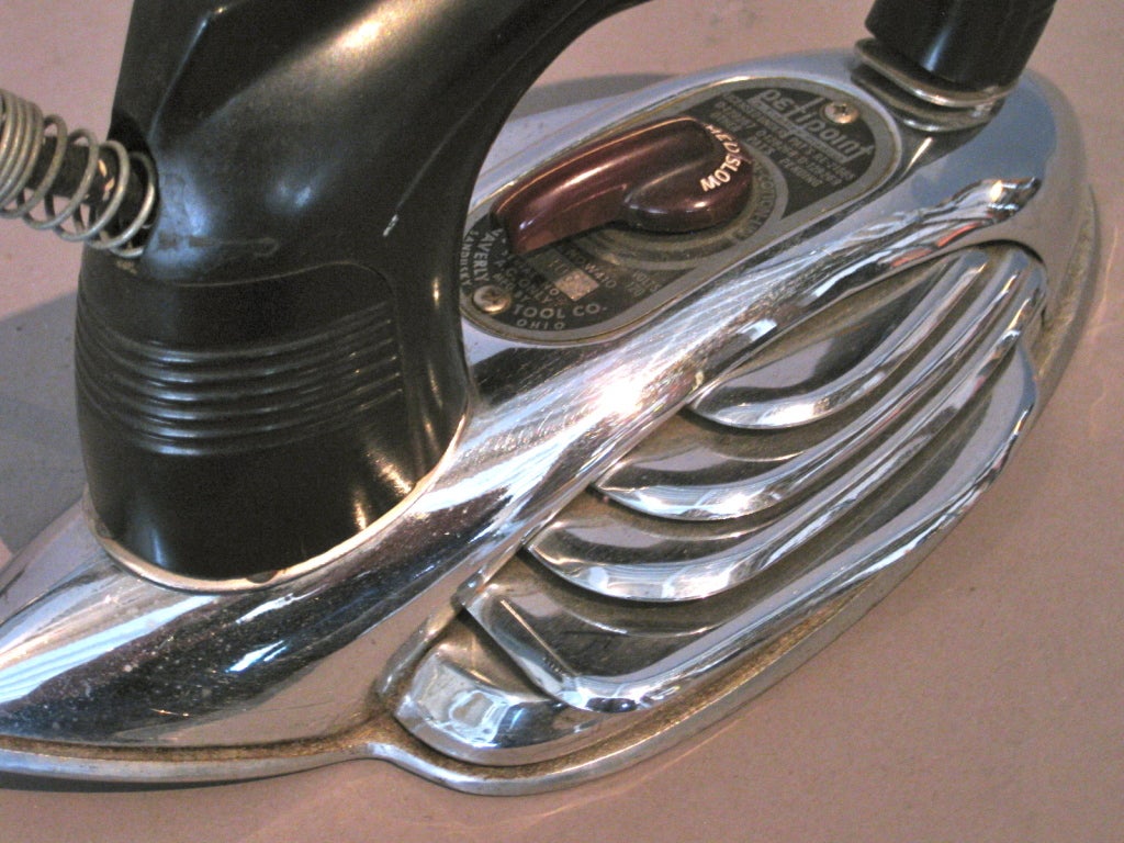 Petipoint Streamline Iron by Clifford B. Stevens 1941 at 1stDibs