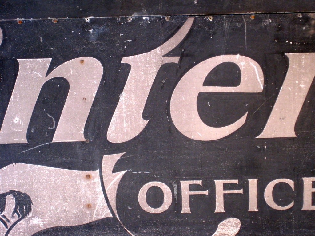 Monumental Printers Trade Sign circa 1900 at 1stDibs