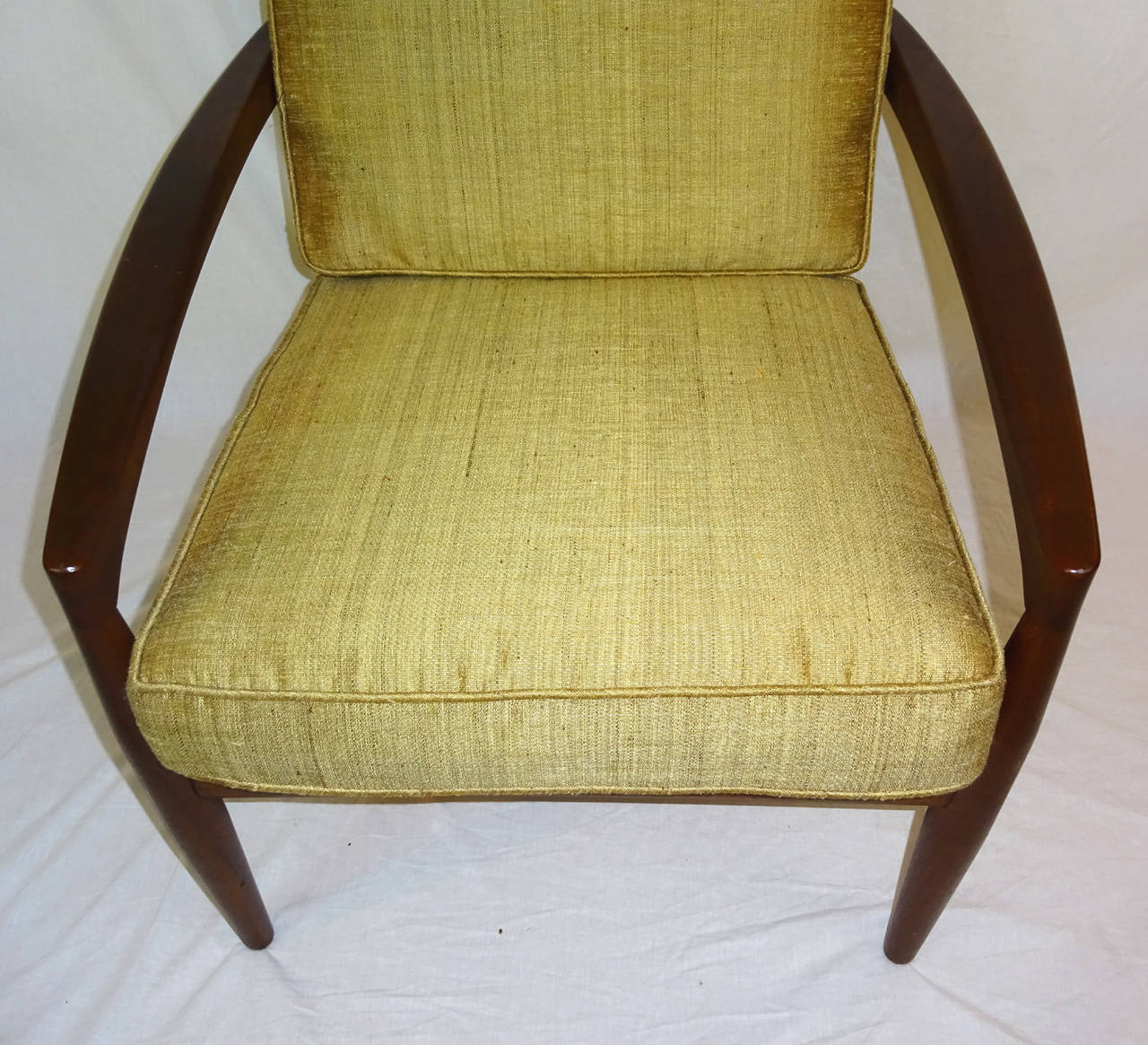 Mid-Century Danish Paper Knife Chair by Kai Kristiansen at 1stDibs