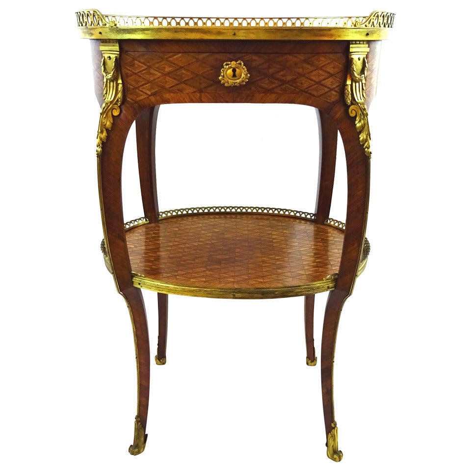 19th Century Louis XV Style Side Table by Mellier and Co For Sale at ...