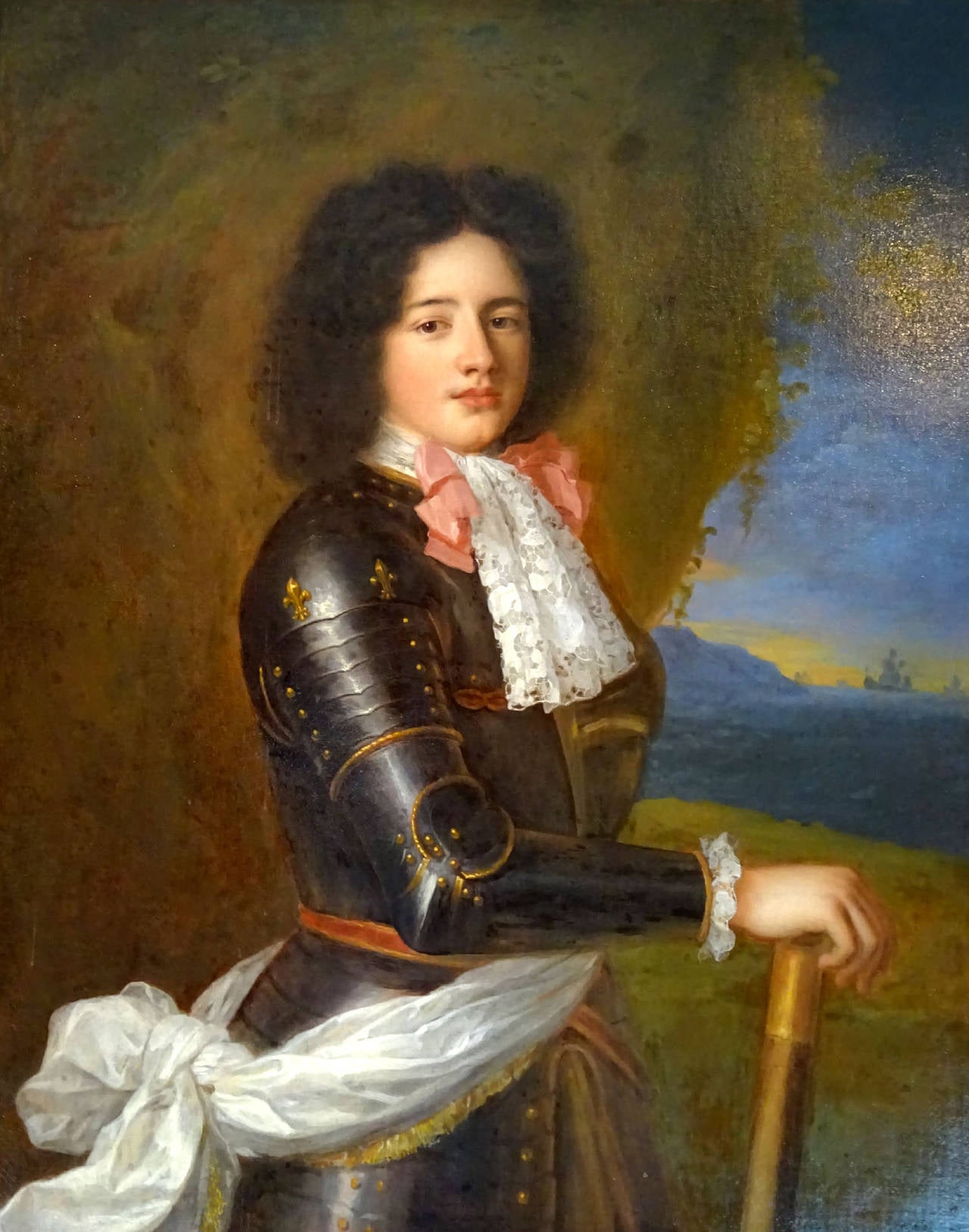 18th Century French Portrait of a Young Louis de Bourbon in an English ...