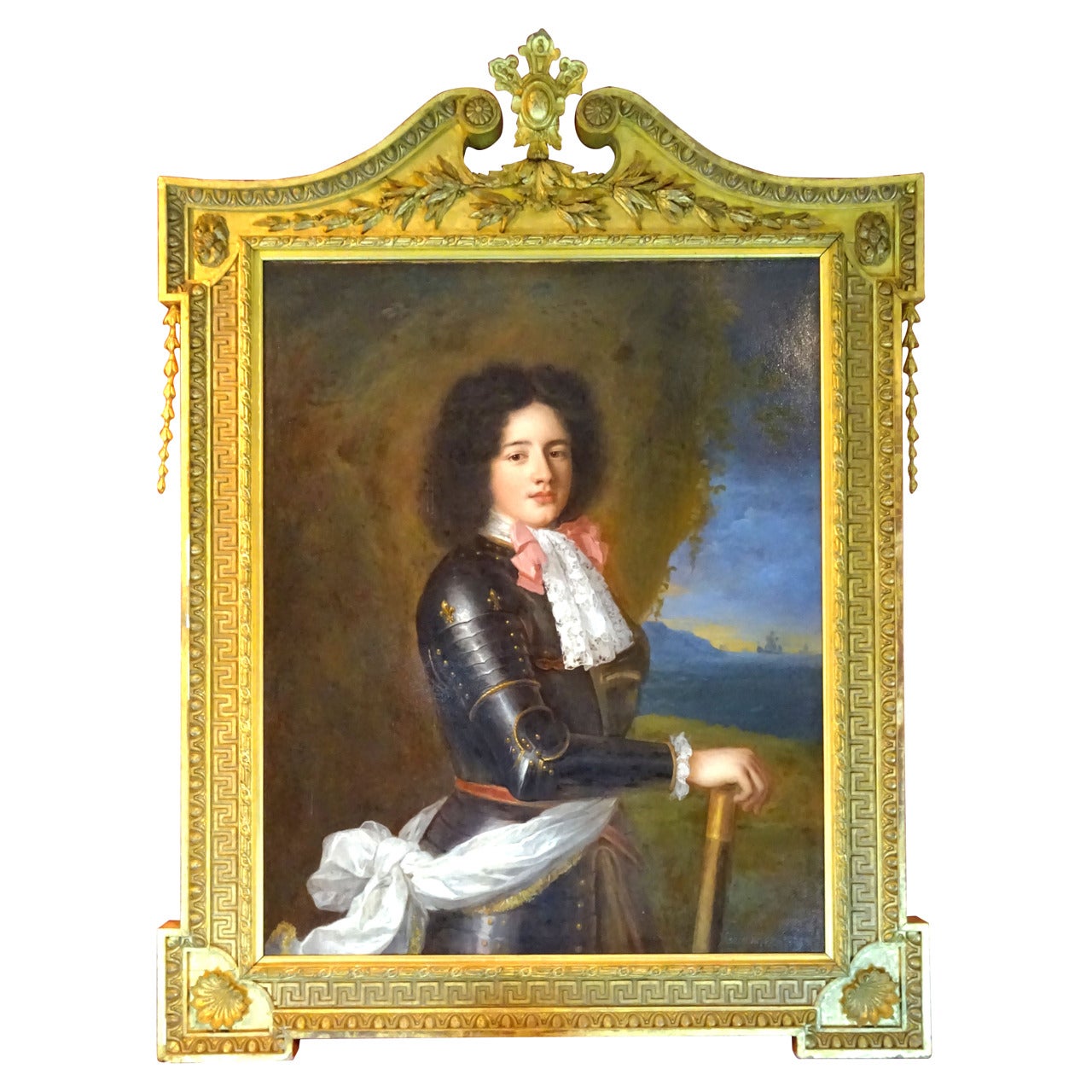 18th Century French Portrait of a Young Louis de Bourbon in an English ...