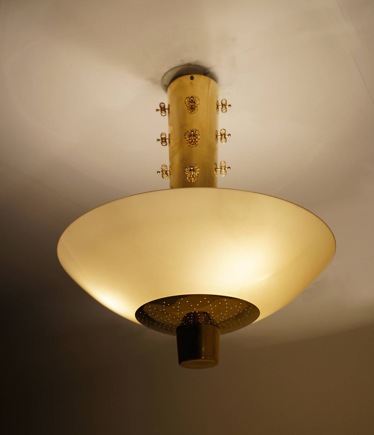 Paavo Tynell Pair of Custom Ceiling Lights for Taito Oy, 1940s For Sale ...