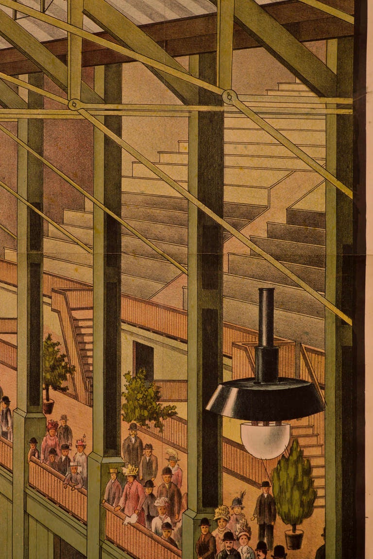 Original Sutro Baths 19th Century Lithograph at 1stDibs