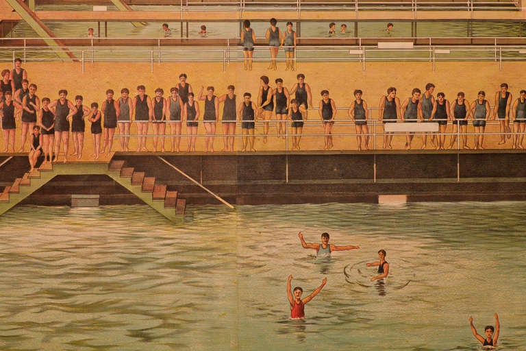 Original Sutro Baths 19th Century Lithograph at 1stDibs