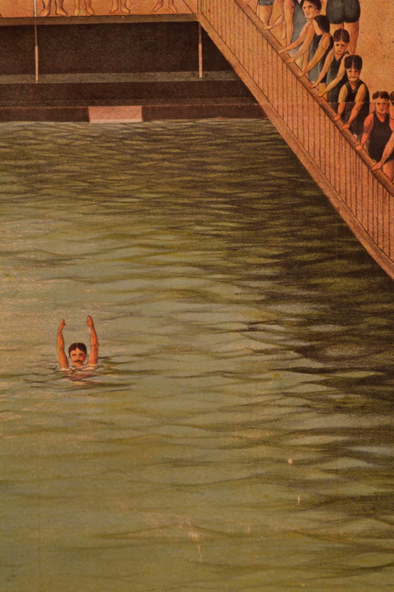 Original Sutro Baths 19th Century Lithograph at 1stDibs