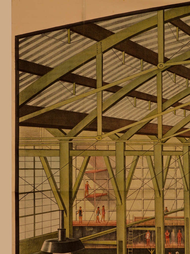 Original Sutro Baths 19th Century Lithograph at 1stDibs