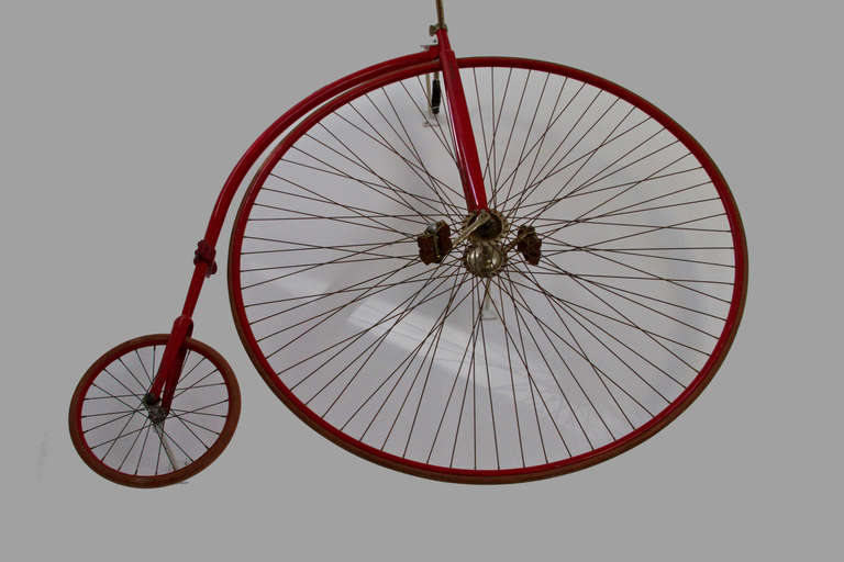 Graphic 1870 High Wheel Bicycle For Sale at 1stDibs