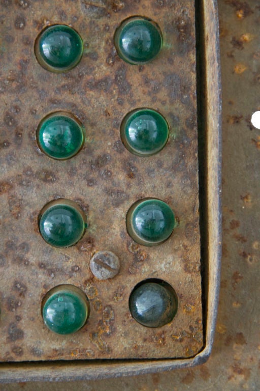 Large Railroad Reflector Sign with Green Marbles For Sale at 1stDibs ...