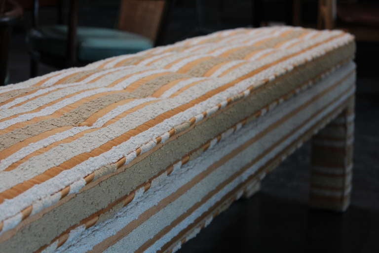 Upholstered Parsons Bench at 1stDibs | parsons style bench, parson ...