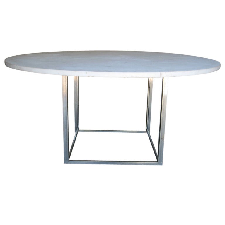 pk54 dining table designed by Poul Kjaerholm for Fritz Hansen at 1stDibs