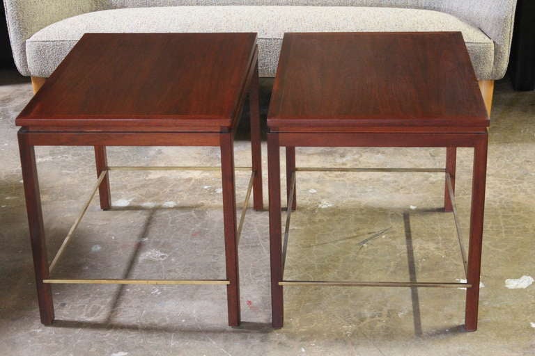 Pair of Large End Tables by Edward Wormley for Dunbar at 1stDibs
