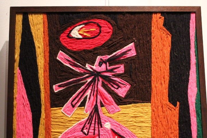 Stitched Painting by Harold Laynor at 1stdibs