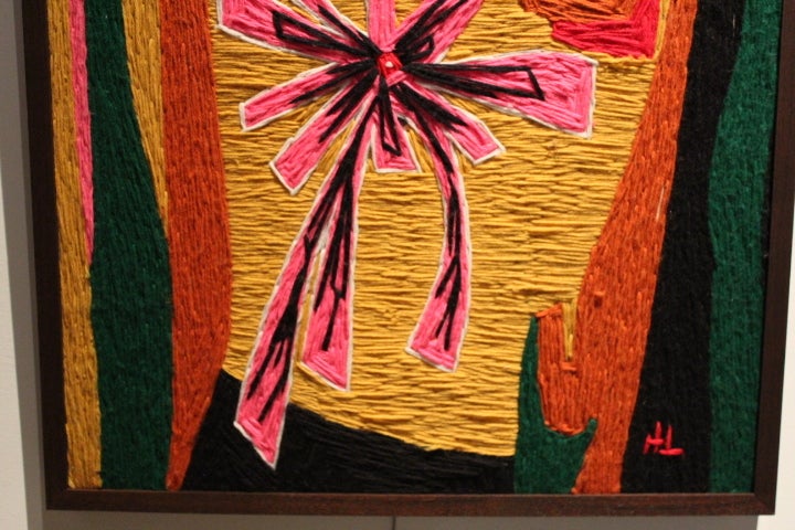 Stitched Painting by Harold Laynor at 1stdibs