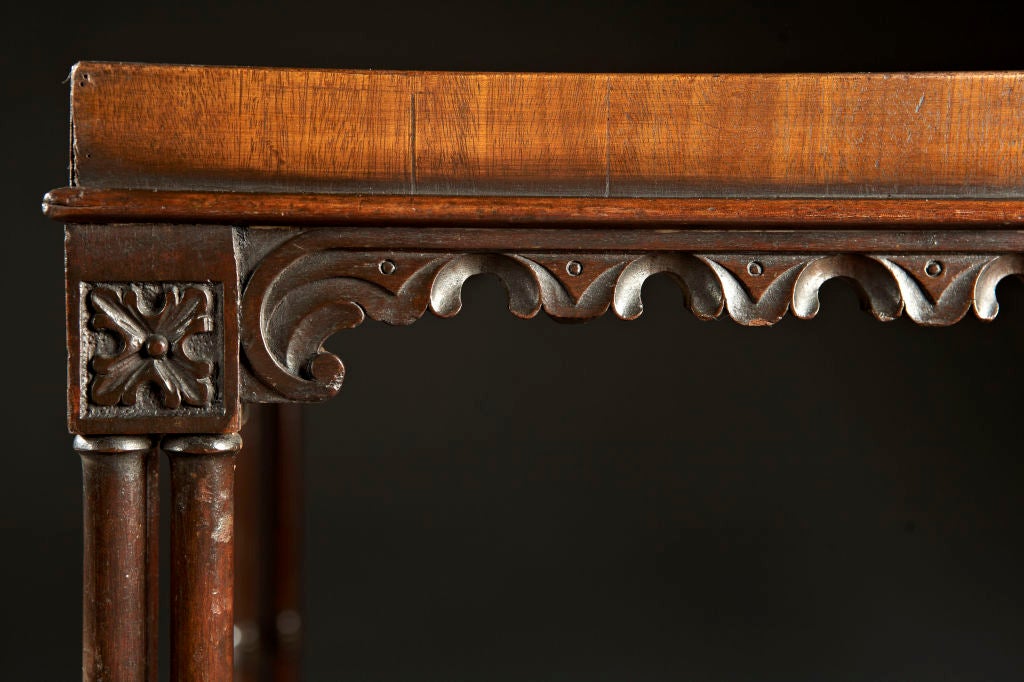 An English Chippendale Mahogany Tea Table at 1stDibs