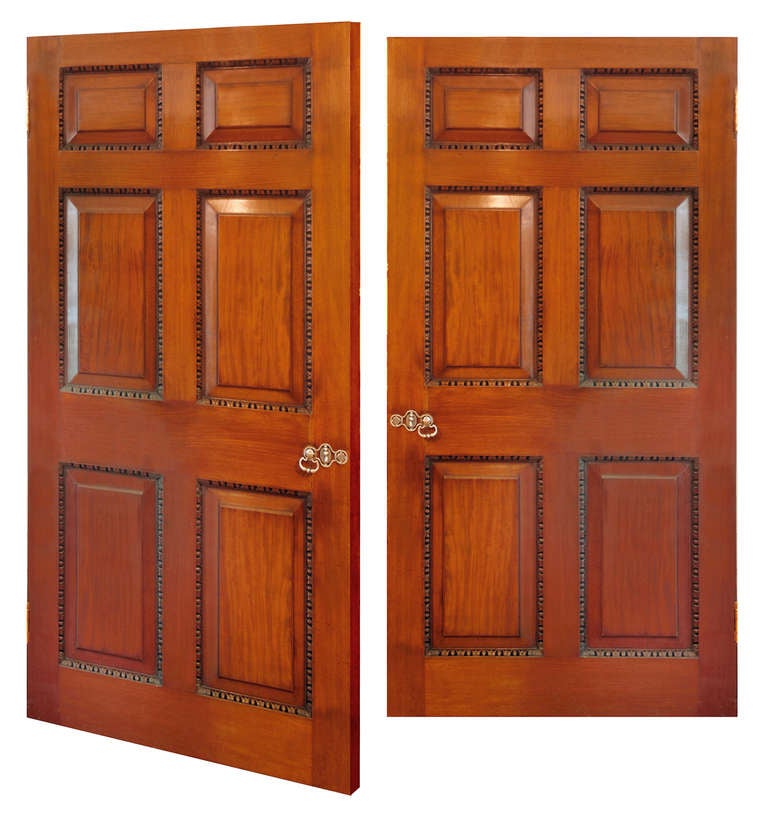 Pair of English Period Chippendale Interior Doors at 1stDibs