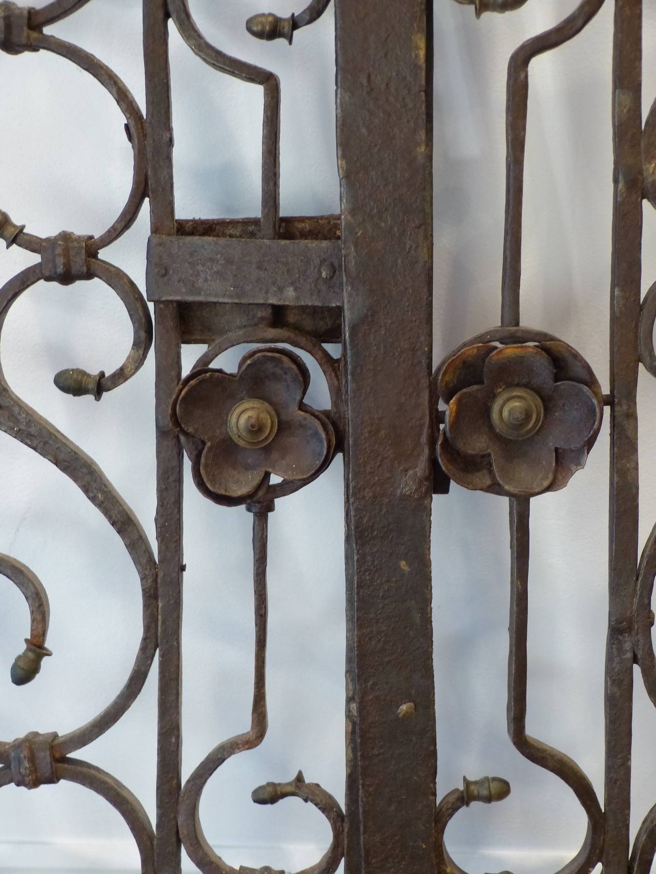 Hand-Wrought Iron Gate, 18th Century at 1stDibs