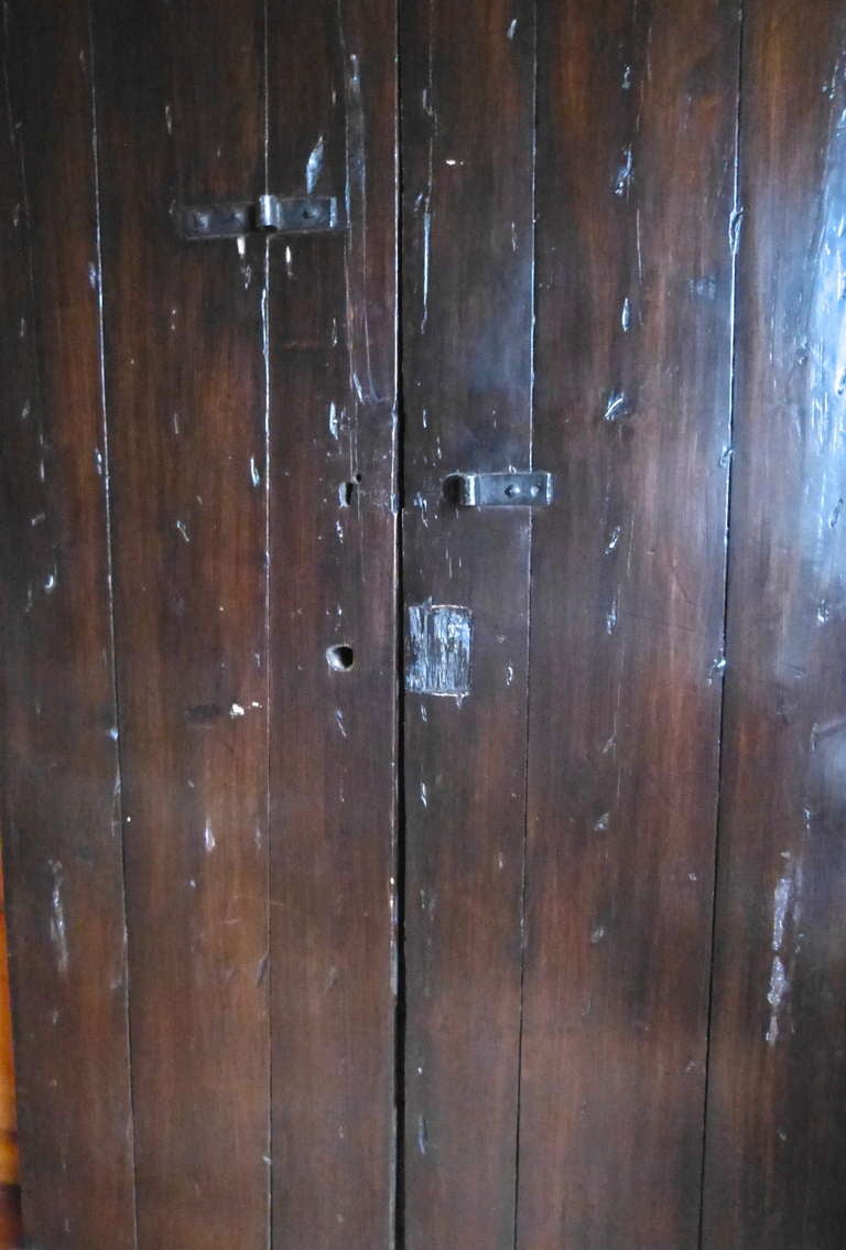 Pair 18th Century Rustic Metal Studded Doors For Sale at 1stDibs