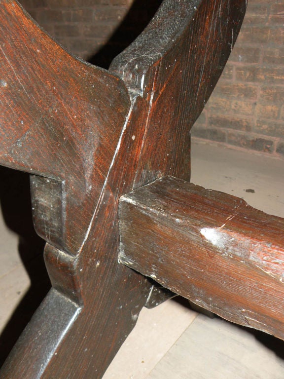 16 foot long 17th century French Oak trestle Table For Sale at 1stDibs ...