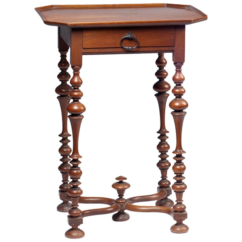 Petite Louis XIII Style walnut Table For Sale at 1stDibs