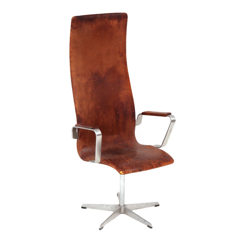 Arne Jacobsen Fritz Hansen Oxford Chair at 1stDibs
