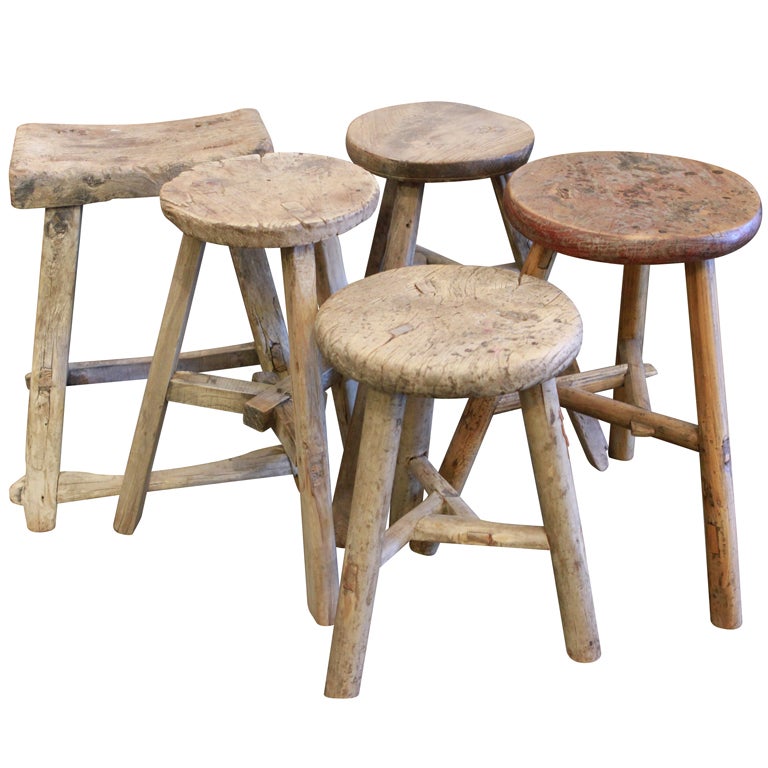 Old peasant stools at 1stDibs | bulgarian peasant stool