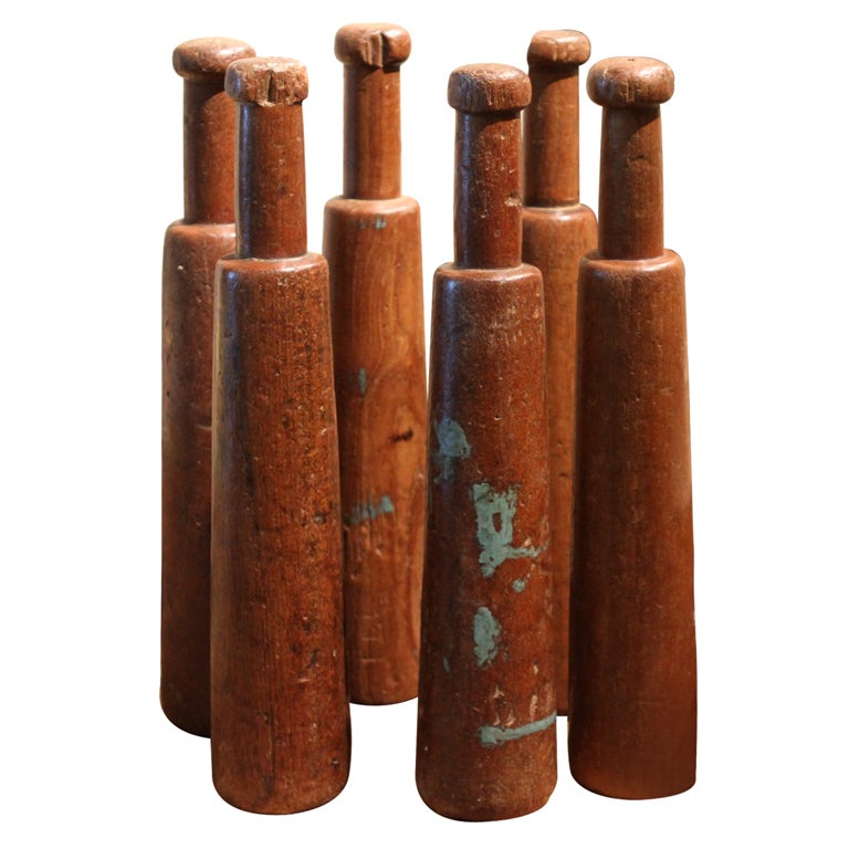 Set of 6 Indian Clubs For Sale at 1stDibs