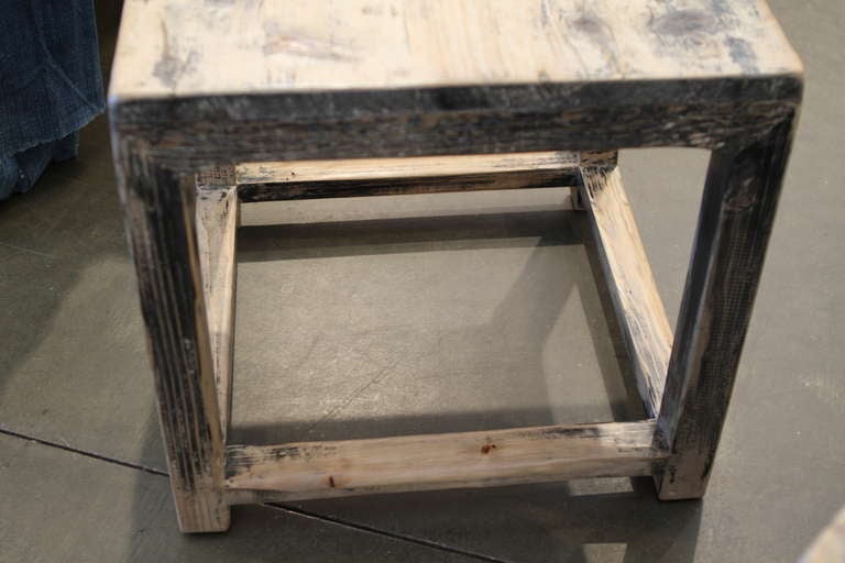 Pair Of Vintage Asian Side Tables For Sale at 1stDibs