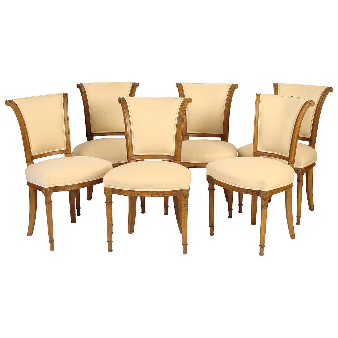 Set of Directoire Style Dining Room Chairs at 1stDibs