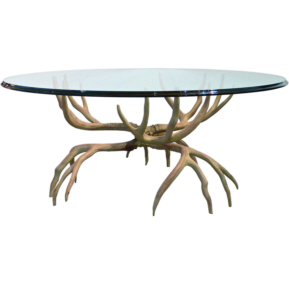Aluminum Antler Table by Arthur Court at 1stDibs