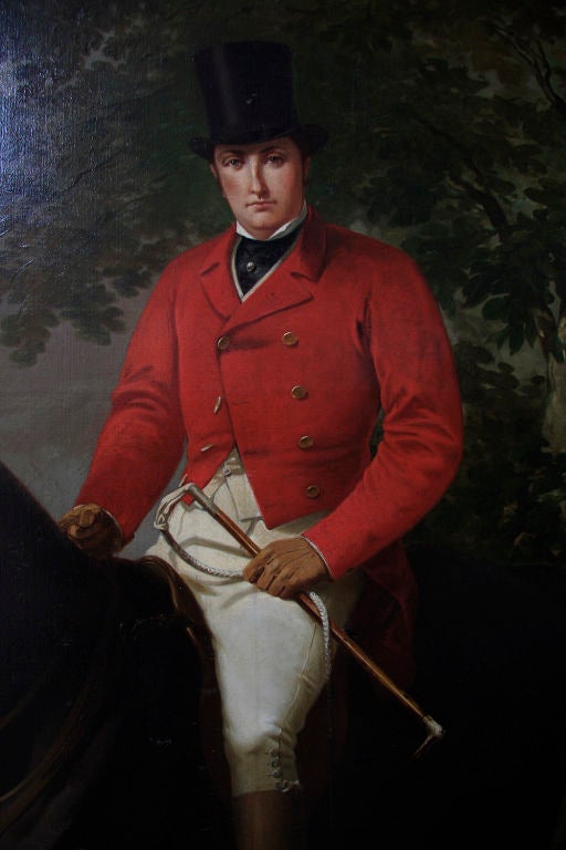 Portrait of a Hunter on Horseback at 1stDibs