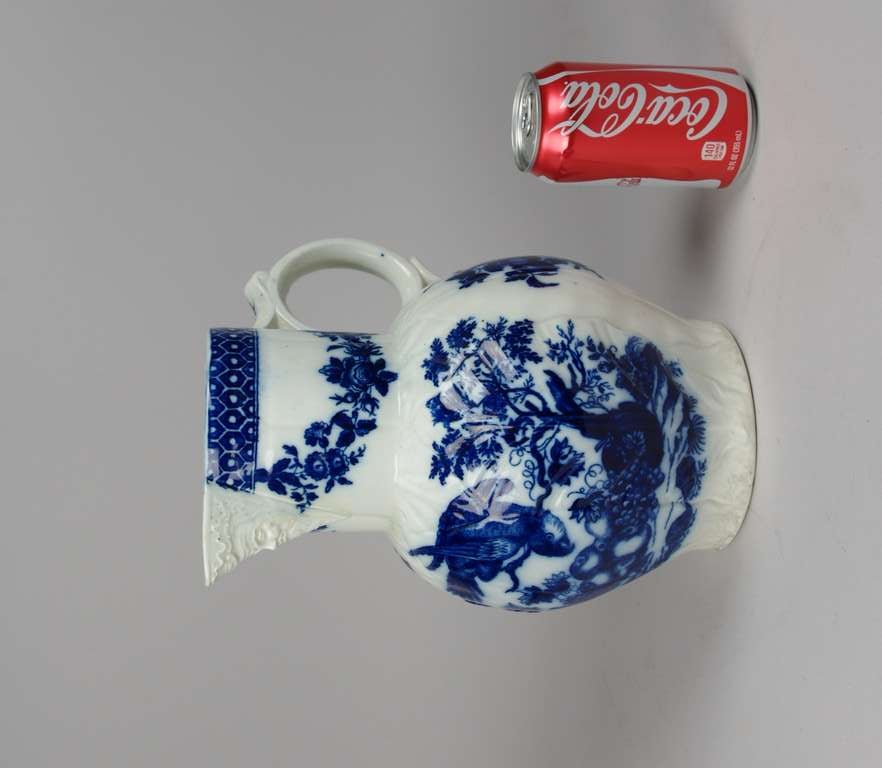 Large First Period Worcester Mask Jug For Sale at 1stDibs