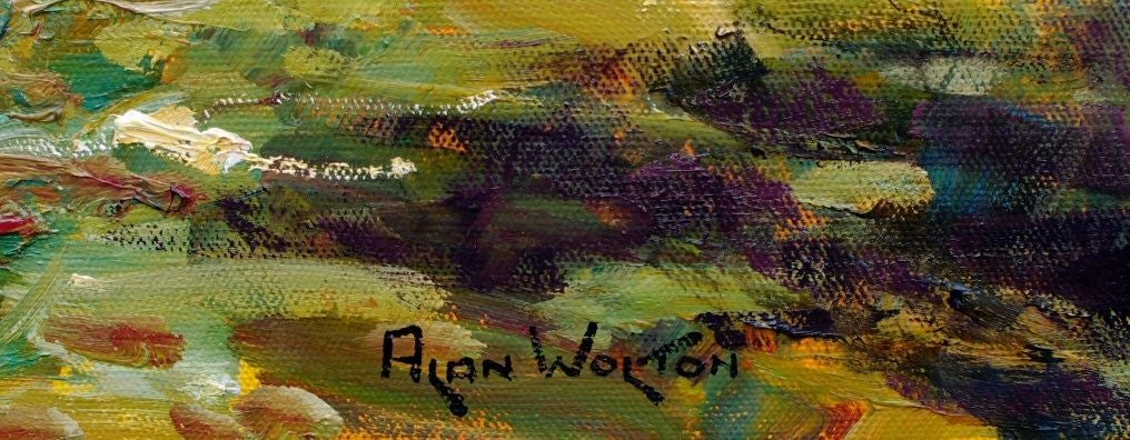 Alan Wolton (b. 1934) "Winter Relenting", Colorado landscape at 1stDibs