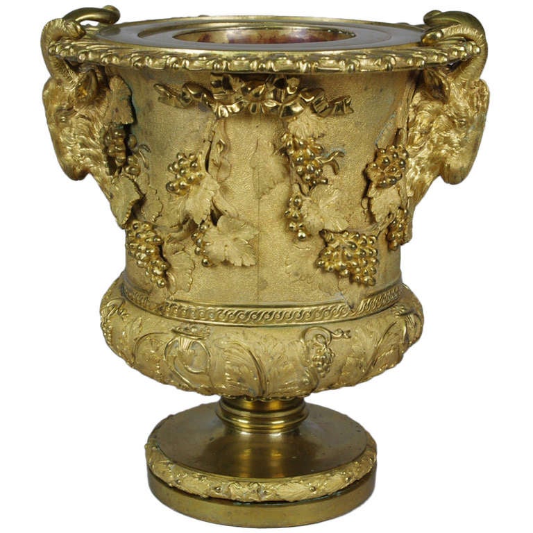 Louis XVI Style Bronze Champagne/Wine Bucket at 1stDibs