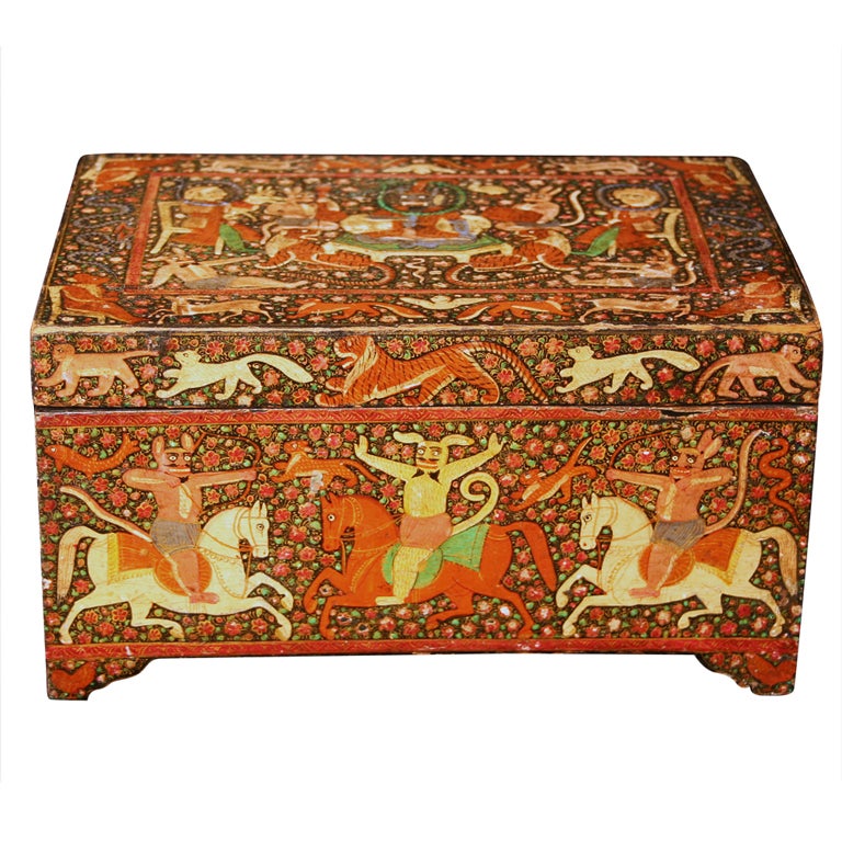 Kashmir Illustrated Box at 1stDibs
